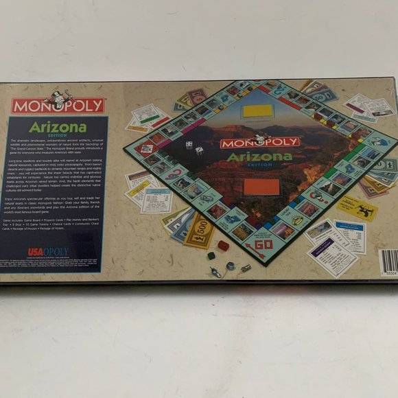Hasbro | Games | Vintage Monopoly Arizona Edition 998 Board Game Hasbro ...